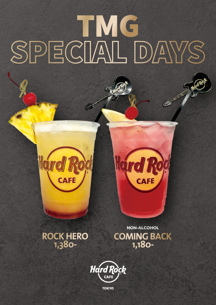 TMG LIVE 2024-Still Dodging The Bullet- 記念イベント「TMG Special Days」 | Hard Rock Cafe Japan – ハードロック ...