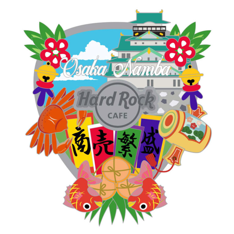 3D Collage Pick Pin : OSAKA NAMBA | Hard Rock Cafe Japan – ハードロックカフェ・ジャパン